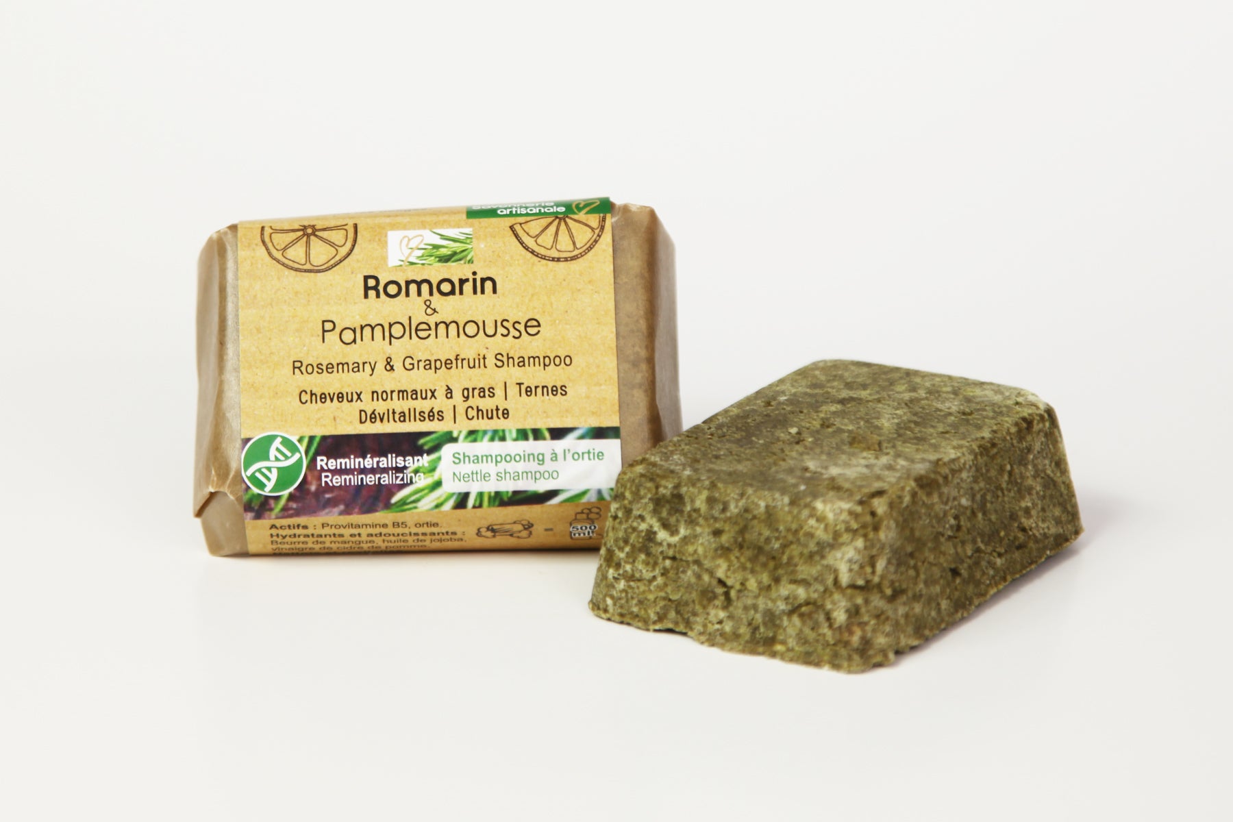 Shampooing reminéralisant | Romarin & pamplemousse – Passion Savon